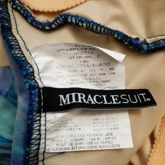 Miraclesuit | Swim | Miraclesuit Flamenco Oceanus Blue Bathing Swim ...